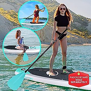 SereneLife Stand Up Paddle-Board Adjustable Paddle - Adjustable Water Paddle Oar for SLSUPB105 Free-Flow Inflatable SUP Stand Up Water Paddle-Board - SereneLife PRTSLSUPB105PDL