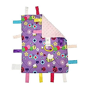 The Learning Lovey Lovey Sensory Tag Toy Garden Flowers Butterflies Blanket