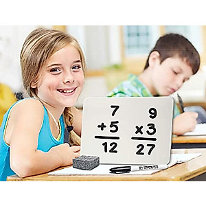 Charles Leonard Dry Erase Lapboard, 9 x 12 Inches, Masonite, One Sided, Plain White, 12 Each (35100)