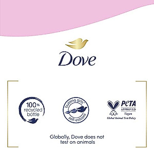 Dove Advanced Care Hand Wash Peony & Rose Oil 4 Count for Soft, Smooth Skin, More Moisturizers Than The Leading Ordinary Hand Soap, 12 oz