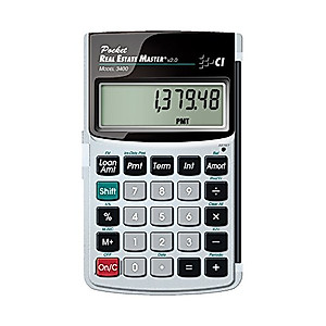 Calculated Industries 3400 Pocket Real Estate Master Financial Calculator