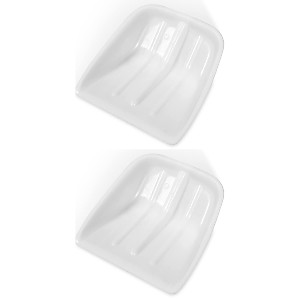 LUOZZY 2pcs Plastic Shovel Head Replacement Snow Shovel Grain Shovel Poultry Feed Shovel for Industry - Large