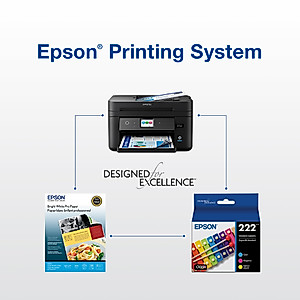 Epson T222 Color Combo Ink Cartridges, Standard Capacity
