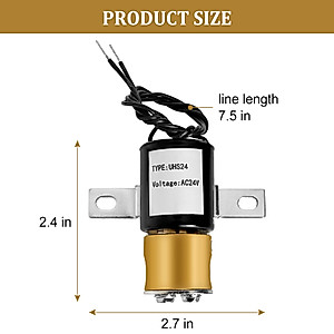 UP2WIN Replacement UHS24 Solenoid Valve, Humidifier Water Solenoid Valve Compatible with Honeywell HE265A HE360 HE260 HE220 HE225, Aprilaire Carrier Furnace Humidifier
