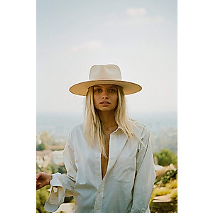 Lack of Color Women's Rancher Fedora Hat (Ivory, Small (55 cm))