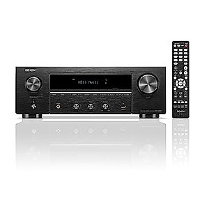 Denon Receiver DRA-900H - 2-Channel Stereo Network Receiver - 100W/Ch. Hi-Fi Amplification, Built-in HEOS, HDCP 2.3 Processing with ARC/eARC Support, Dolby Vision, HLG, Dynamic HDR