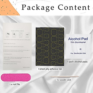 24Pcs Black French Tip Press on Nails Long Coffin Fake Nails with Glue Natural fit False Nails Full Cover Nail Tips Acrylic Artificial Glue on Nails Natural Reusable Stick on Nails for Women