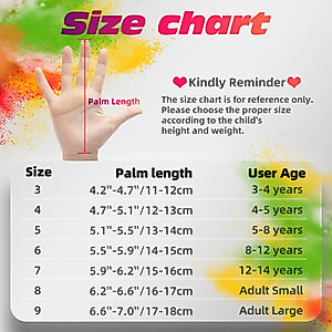 Sportout Kids Goalkeeper Gloves, Soccer Gloves with Double Wrist Protection and Non-Slip Wear Resistant Latex Material to Prevent Injuries (Pink, Size 7 Suitable for 12 to 14 Years Old)