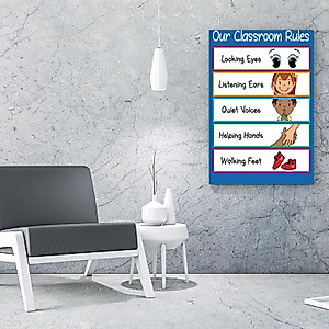 AOMACA Classroom Posters Preschool Classroom Rules Classroom Rules, Classroom Poster, Preschool RulesCanvas Painting Wall Art Poster Bedroom Living Room Decor8x10inch(20x26cm), 8x10inch(20x26cm)