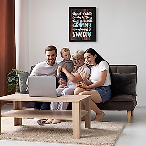 Days Spent With Grammy- Inspirational Grandma Wall Decor, Unique Rustic Family Wall Art Print, Perfect Wall Sign For Home Decor, Office Decor, & Guest Room Decor. Great Gift for Nana. Unframed- 8x10"