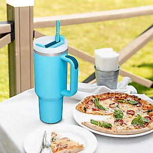 12 Pack Color Replacement Straws for Stanley Owala Simple Modern Tumbler, Yoelike 12in Long Reusable Glitter Straws Accessories for Tumbler Mug Cup, Dishwasher Safe and BPA Free