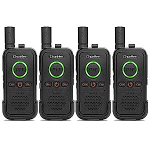 ChunHee Intercoms Wireless for Home- Wireless Intercom System for Elderly/Kids, Home Intercom System Room to Room Communication, 1.5 Miles Long Range Intercom System for Office/Camping/Hiking 4 Pcs