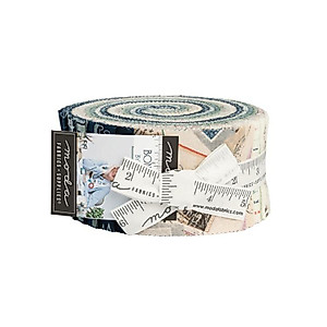 Janet Clare Bon Voyage Jelly Roll 40 2.5-inch Strips Moda Fabrics 16940JR