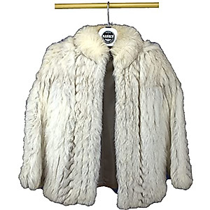 Suit Coat Hanger & Wardrobe Hanger 'Shoulder Saver' by BAKER HANGER - USA Made - 6 Inch Hook (White)