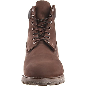 Timberland Men's 6 inch Premium Waterproof Boot, Dark Chocolate, 9