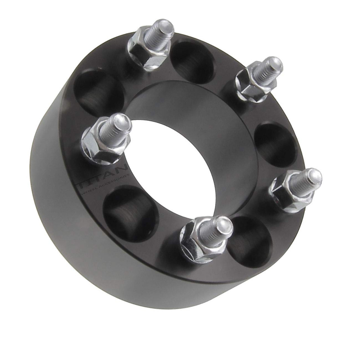 2pc 50mm (2") 5x4.5 to 5x4.5 Black Wheel Spacers fits Ford Mustang Edge Ranger Explorer