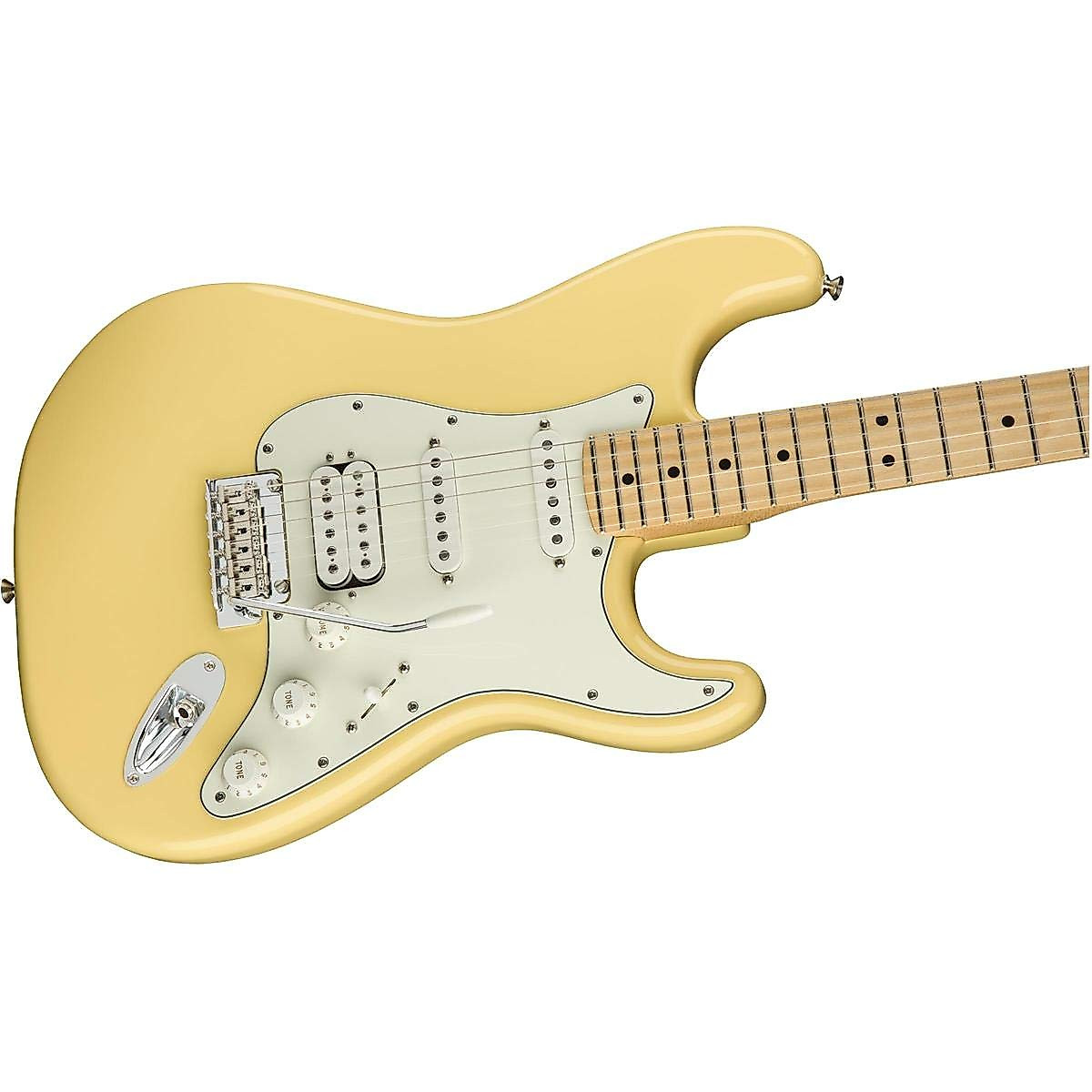 Fender Player Stratocaster HSS Electric Guitar, with 2-Year Warranty, Buttercream, Maple Fingerboard
