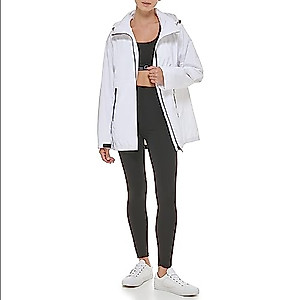 Calvin Klein Women's Performance Jacket,White,Large