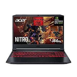 Acer Nitro5 Gaming Laptop, 15.6" FHD IPS 144Hz, 11th Gen Intel i5-11400H, NVIDIA GeForce GTX 1650, Wi-fi 6, Type-C, Thunderbolt 4, Backlit Keyboard, Win 11 Home, w/HDMI Cable (16GB RAM|1TB PCIe SSD)