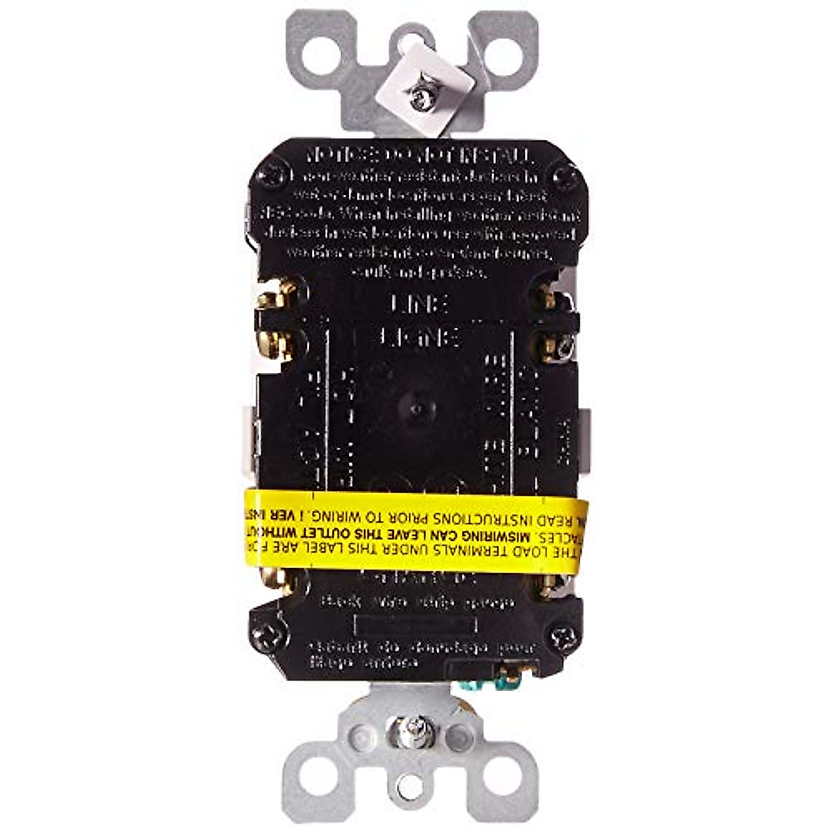 Leviton GFCI Outlet with Guidelight, 20 Amp, Self Test, Tamper-Resistant with LED Indicator Light, Replaces Plugged in Night Light, GFNL2-W, White