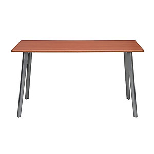 OFM Table Computer Desk, 55, Cherry