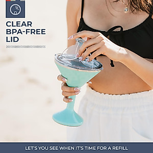 ORCA Tini 13oz Stainless Steel Martini Glass | Temperature Insulated Tumbler for Every Outdoor, Picnic, Poolside, Beach & Patio Party — Mint