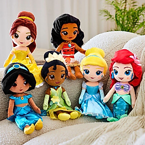 Disney Jasmine Plush Doll, Aladdin, Disney Princess, Officially Licensed Disney Toy, Adorable Soft Disney Toy Plushies and Gifts, Perfect Present for Kids, Medium 14 Inches, Age 0+