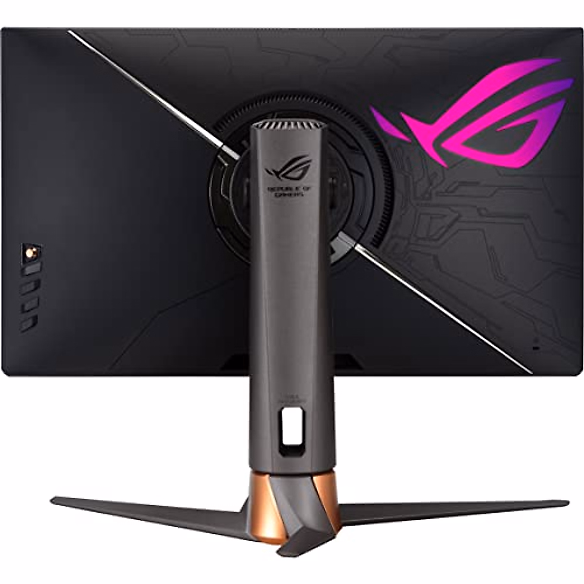 ASUS ROG Swift 27” 1440P Gaming Monitor (PG279QM) - WQHD, Fast IPS, 240Hz, 1ms, G-SYNC, NVIDIA Reflex Latency Analyzer, DisplayHDR400, Eye Care, HDMI, DisplayPort, USB, Height Adjustable,BLACK