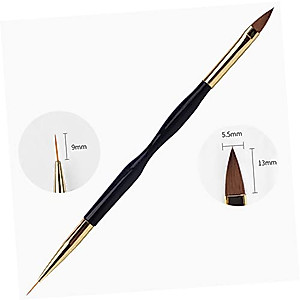 FRCOLOR Pinceles Para Uñas Acrilicas Pinceles Para Acrilico Uñas Manicure Tools Professional Nail Painting Tools Nail Art Tools Manicure Art Brush Nail Art Supplies Gel 6 Pcs