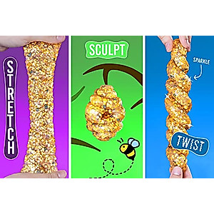 Crazy Aaron's Trendsetters Putty Playset - Honey Hive - Clear Putty with Hidden Pieces - Non-Toxic, Never Dries Out