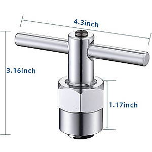 1222 Shower Cartridge with 104421 Puller Removal Tool Replacement for Moen, Compatible with Moen One-Hanlde Posi-Temp Faucet