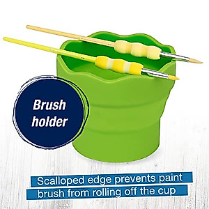 Faber-Castell Collapsible Water Cup - Reusable Water Cup for Mixed Media and Painting