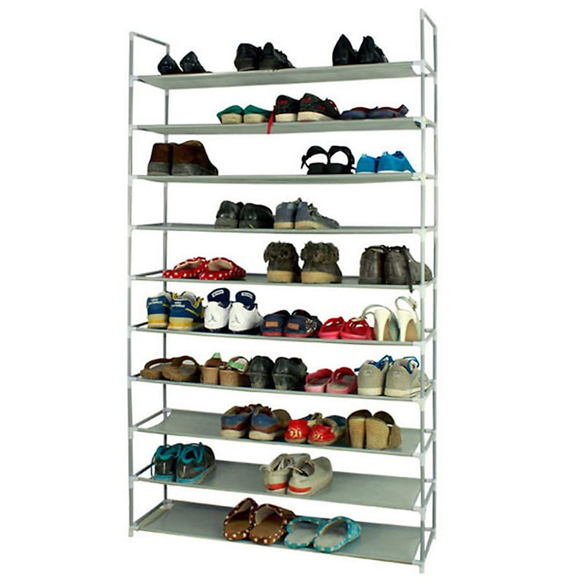 DDOY Shoe Rack for entryway Stable Shoe Rack Organizer Durable Metal Shoe Rack Space Saver Outdoor Shoe Rack for Entryway, Bedroom and Hallway