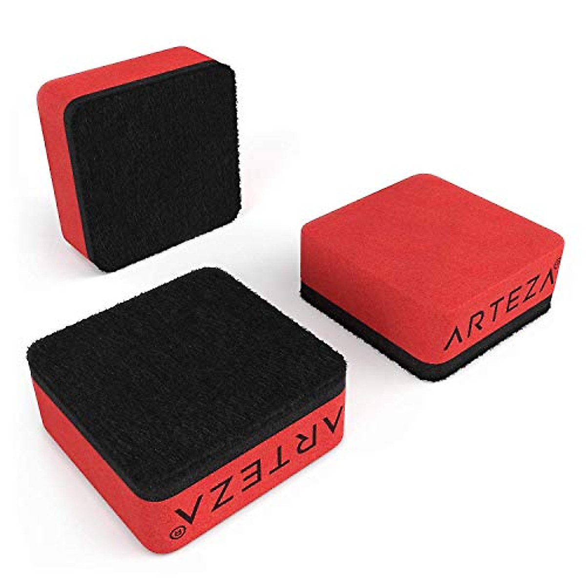 Arteza Mini Whiteboard Erasers, Pack of 20, 2 x 2 x 0.8 Inches, Washable Magnetic Erasers for Dry-Erase Boards and Chalkboards, Classroom, Home, and Office Supplies for Students and Teachers