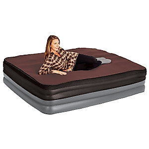 Lightspeed Outdoors Foam Topper for Air Mattresses, Maroon