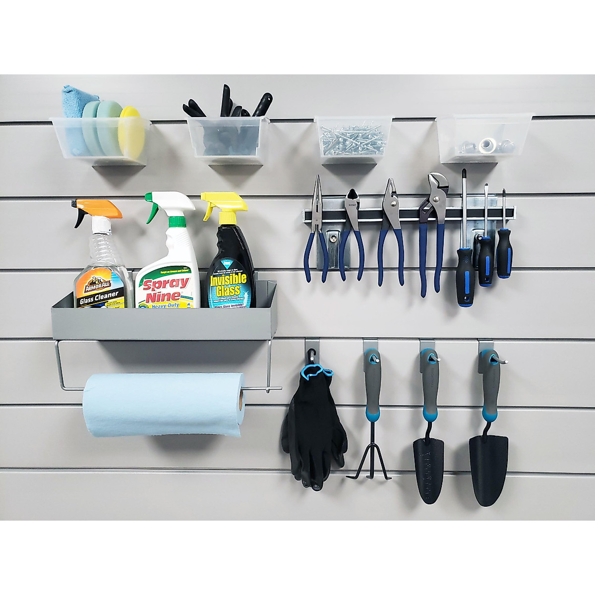 CrownWall Garage Organizer Kit - Accessories (CW10ORG-K)