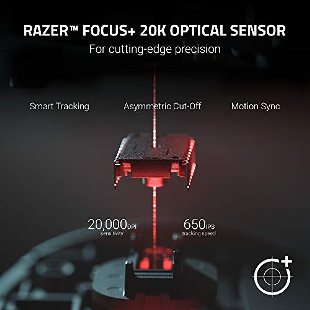Razer Basilisk V2 - FPS Gaming Mouse (Gaming Mouse with New 20,000 DPI Focus + Optical Sensor, 5G, Removable Dpi Switch and Customizable Scroll Wheel, RGB Chroma and USB) Black
