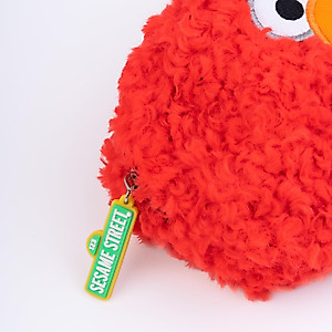Grupo Erik Sesame Street Elmo Plush Pencil Case | Kids Pencil Case | 8.3 x 5.3 x 1.6 inches - 21 x 13.5 x 4 cm | Cosmetic Case | Large Pencil Case | Elmo Toys | Sesame Street Toys