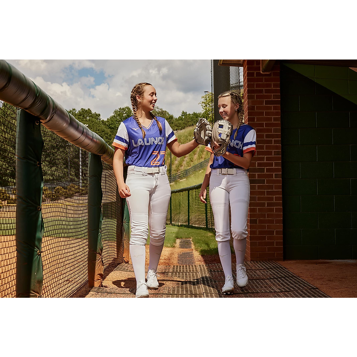 Mizuno Womens Select Low Rise Belted Pant M White, White, Medium US