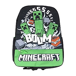 Minecraft Creeper Boom Backpack Bookbag