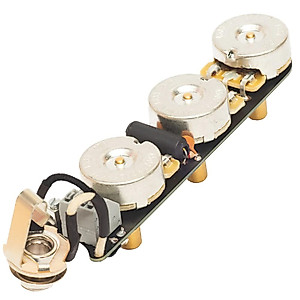 ObsidianWire Vintage Plus for Jazz Bass® Solder-Less Wiring Harness