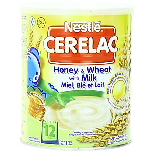 Nestle Cerelac, Honey and Wheat with Milk (From 12 Months), 14.11-Ounce Cans (Pack of 4)