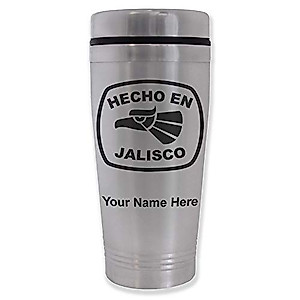 LaserGram 16oz Commuter Mug, Hecho en Jalisco, Personalized Engraving Included