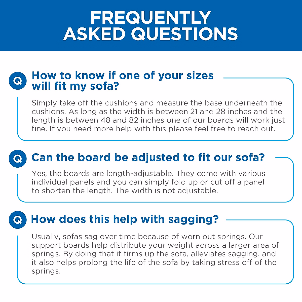 Meliusly Sofa Cushion Support Board for Sectionals (24x72 + 24x48) - Heavy Duty L Shaped Couch Supports for Sagging Cushions, Sectional Couch Saver for Saggy Couches Under Couch Cushion Support