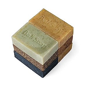 Bali Soap - Natural Soap Bar Orange Collection - Bath Soap for Women & Men - Handmade Soap Gift Set - Moisturizing Vegan Soap Bars - 6 pc Variety Exotic Pack, 3.5 Oz each