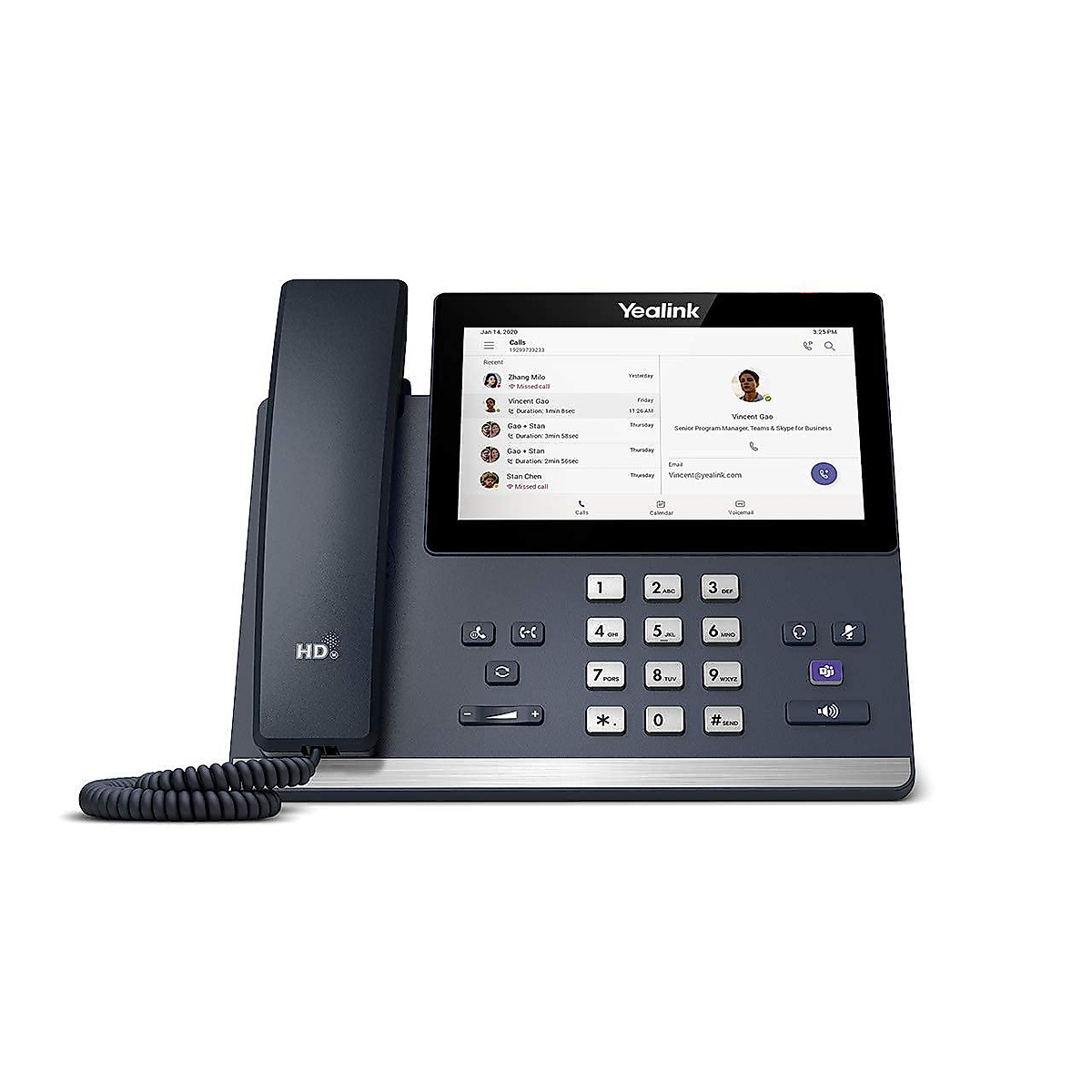 YEALINK MP56 TEAMS EDITION IP PHONE- 7" MULTI-TOUCH SCREEN - ANDROID 9 OS - POE (MP56-TEAMS) NEW OPEN BOX