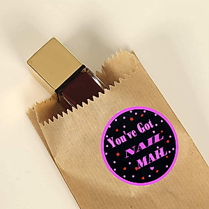 You've Got Nail Mail Sticker, 2 inch Round Nail Happy Mail Stickers Envelope Labels for Small Business, Envelope Sticker Packing Shop Supplies