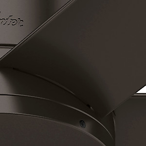 Hunter Fan Company, 51114, 44 inch Kennicott Premier Bronze Indoor / Outdoor Ceiling Fan and Wall Control