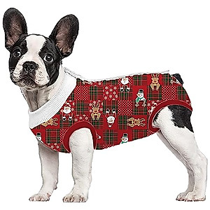 Mairbero Dog Surgery Recovery Suit Female/Male- Onesies for Dogs, Post Spay Neuter,Recovery Suit for Dogs Cats After Surgery,Substitute E-Collar & Cone Prevent Licking