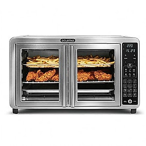 Gourmia XL Digital Air Fryer Toaster Oven with Single-Pull French Doors